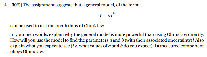 Solved 4. [30%] The assignment suggests that a general | Chegg.com