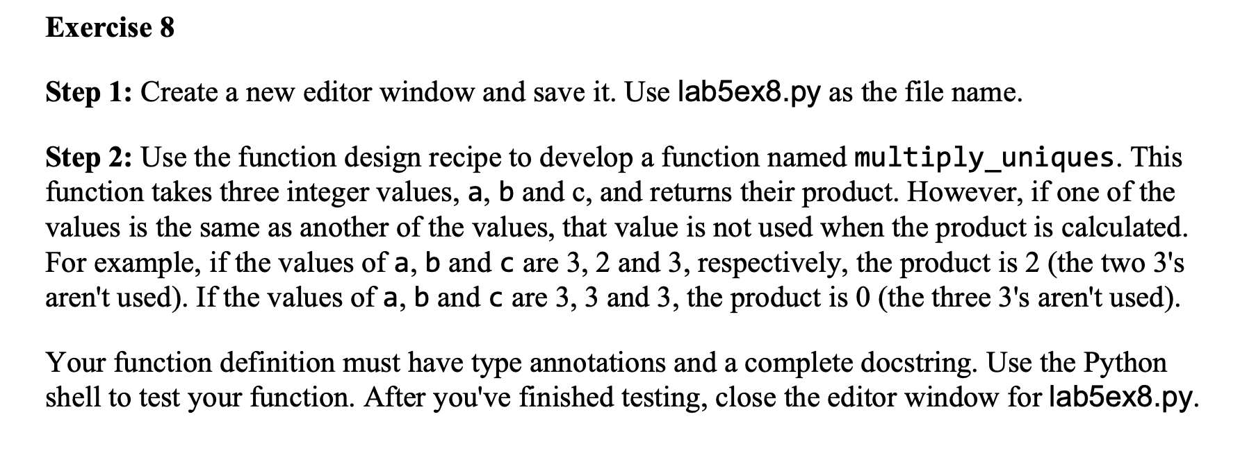 Solved Exercise 8 Step 1: Create a new editor window and | Chegg.com