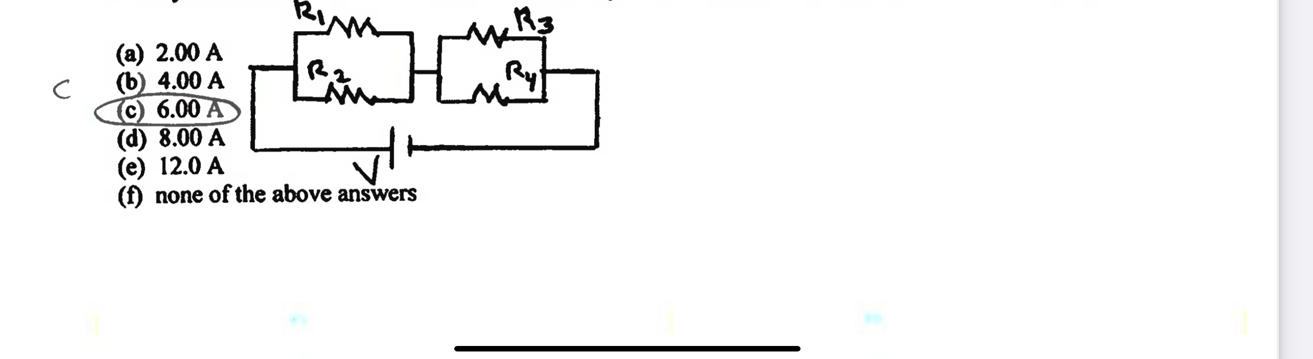 Solved Four resistors R1 = 3.00 82, R2 = 6.00 82, R3 = 6.00 | Chegg.com