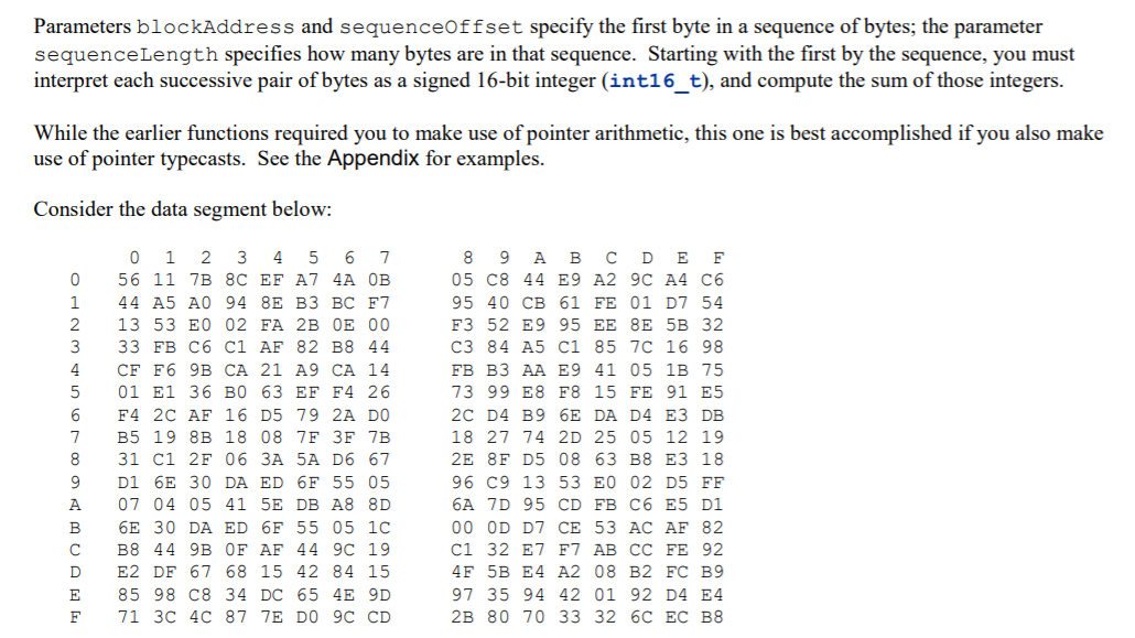 Implement the following method in C. Arrays can not | Chegg.com