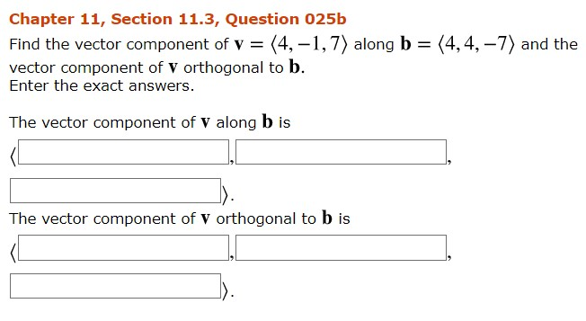Solved Chapter 11, Section 11.3, Question 025b Find the | Chegg.com