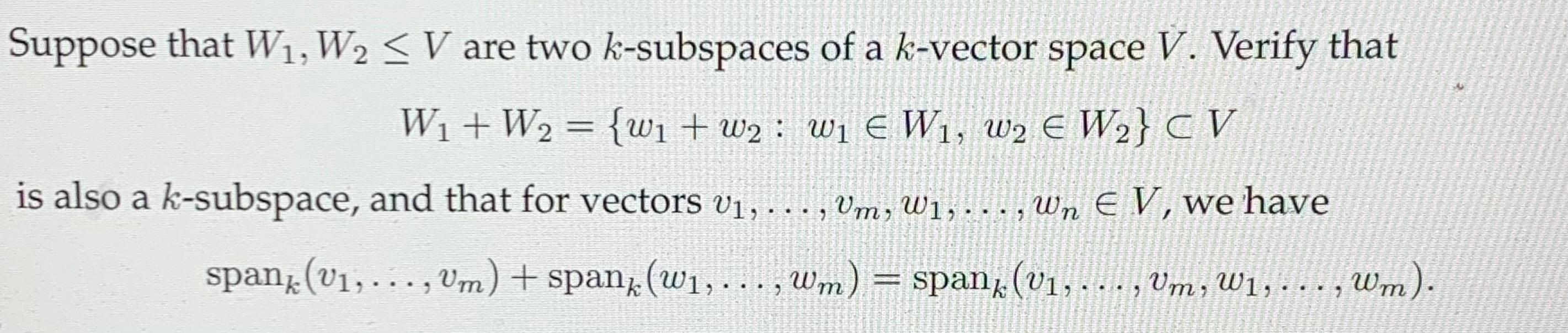Solved Suppose that W1,W2 | Chegg.com