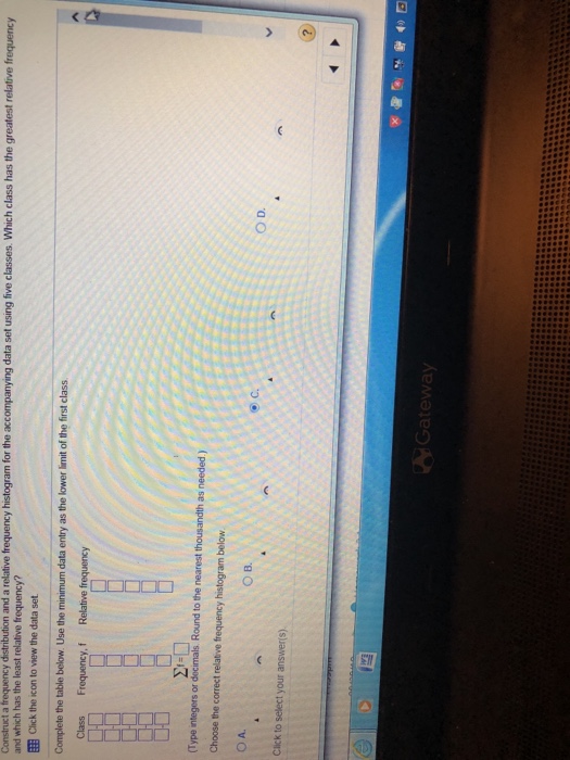 Solved Construct a frequency distribution and a relative | Chegg.com