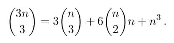 Solved Give a combinatorial proof for the identity | Chegg.com