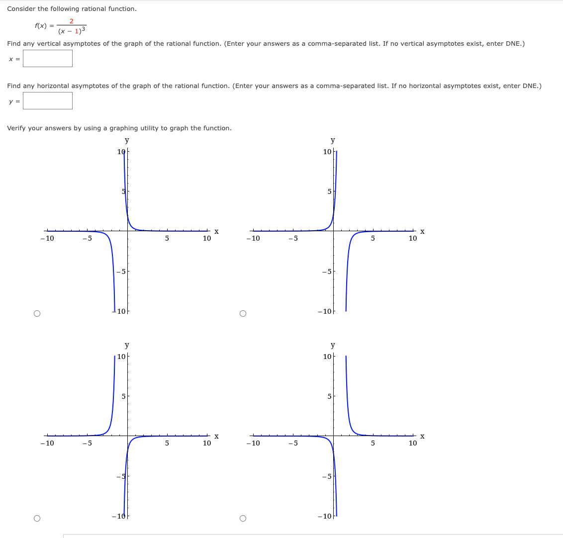 Solved Consider the following rational function. | Chegg.com Solved Consider the following rational function. | Chegg.com