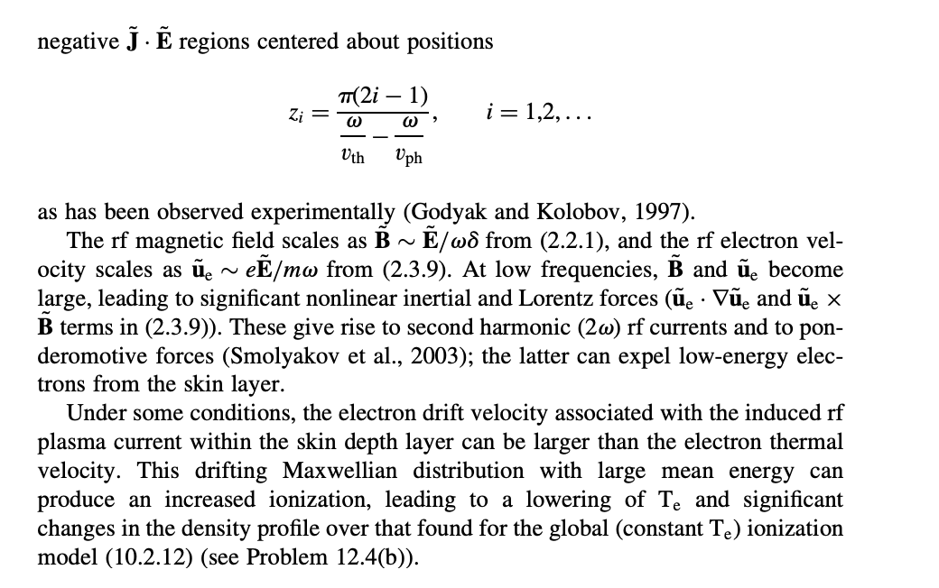 Solved 12.4. Inductive Discharge Equilibrium (a) Verify all | Chegg.com