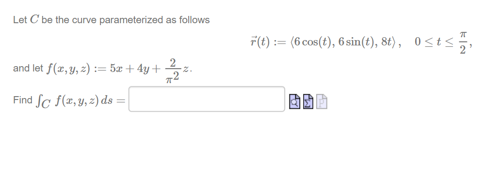 Solved Let C be the curve parameterized as follows TT F(t) | Chegg.com