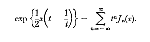Solved bessel func Use the generating function for the Jn· | Chegg.com