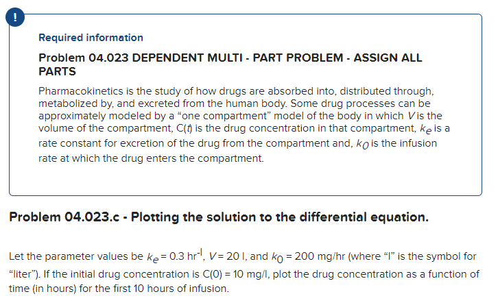 Required information Problem 04.023 DEPENDENT MULTI - | Chegg.com