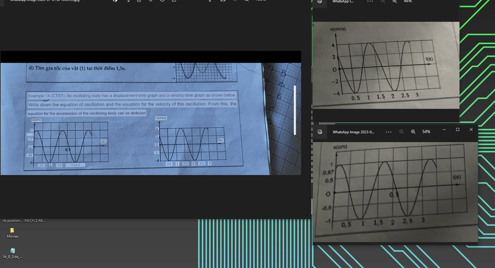 Solved An oscillating body has a displacement-time graph and | Chegg.com