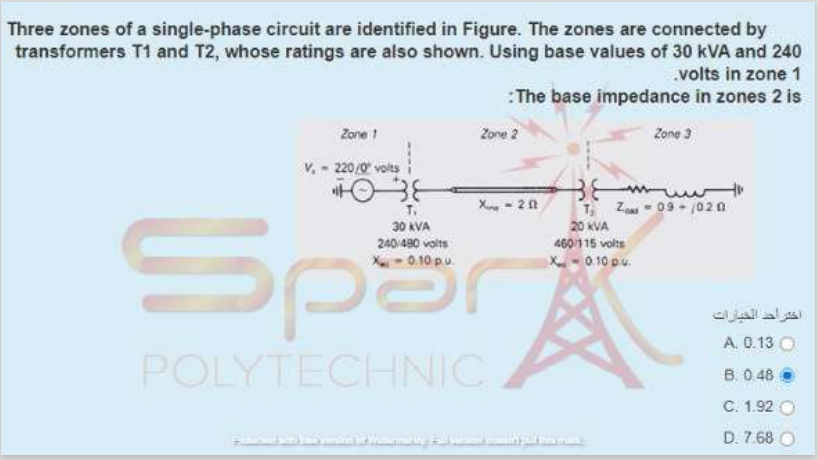 Solved Three zones of a single-phase circuit are identified | Chegg.com