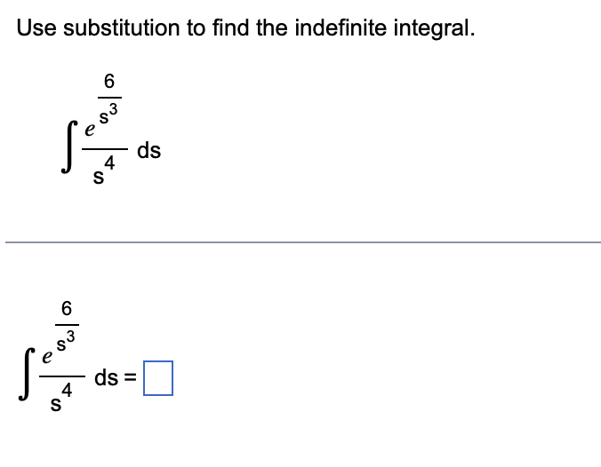 Solved Use substitution to find the indefinite integral. | Chegg.com