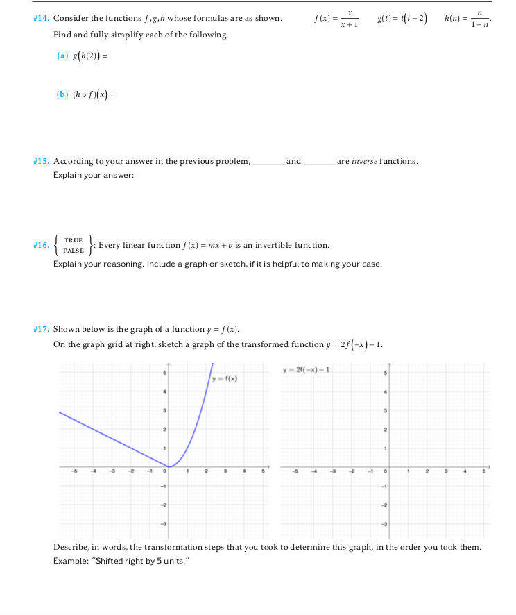 Solved f(x) = $(=2) hm = 1 Find and fully simplify each of | Chegg.com