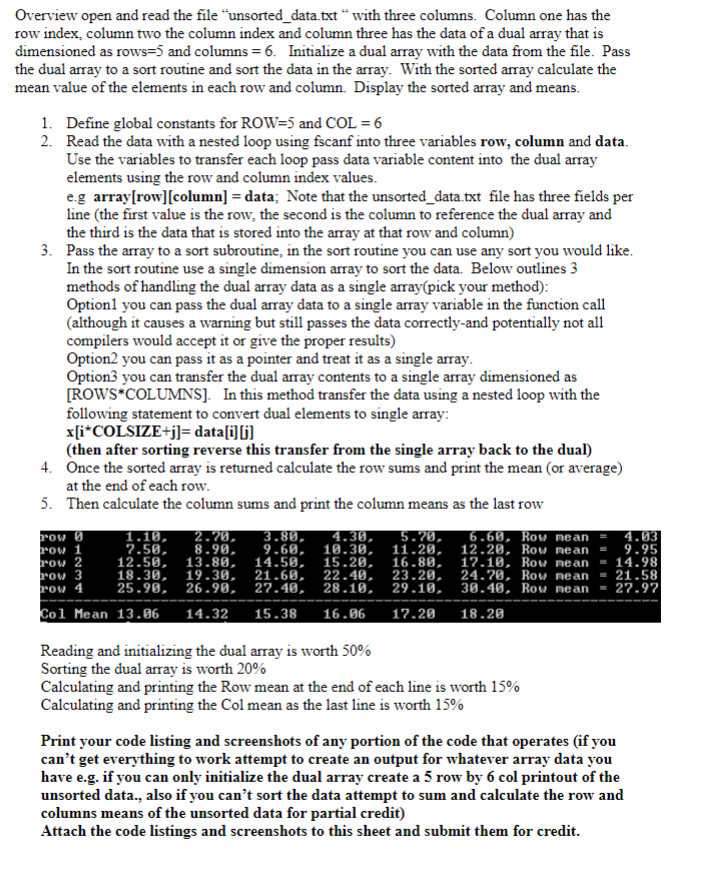 Solved USE C++ PLEASE HELP 4 3 17.1 3 4 7.5 2 1 12.5 0 0 | Chegg.com