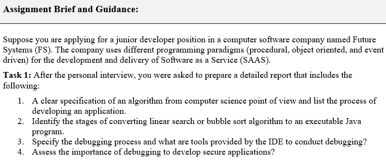 Solved Assignment Brief and Guidance: Suppose you are | Chegg.com
