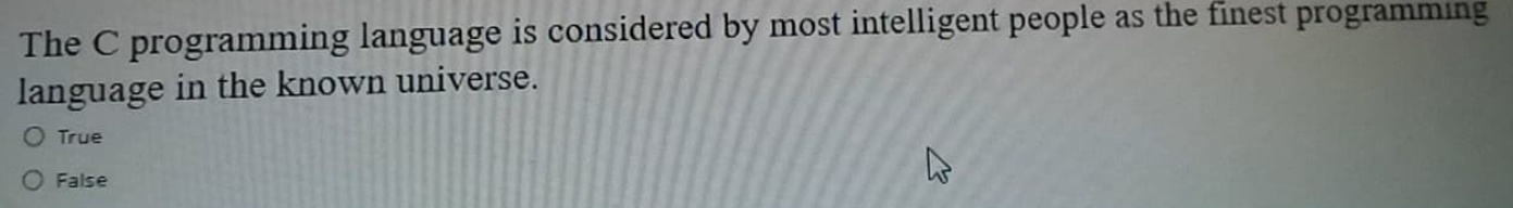 Solved The C programming language is considered by most | Chegg.com