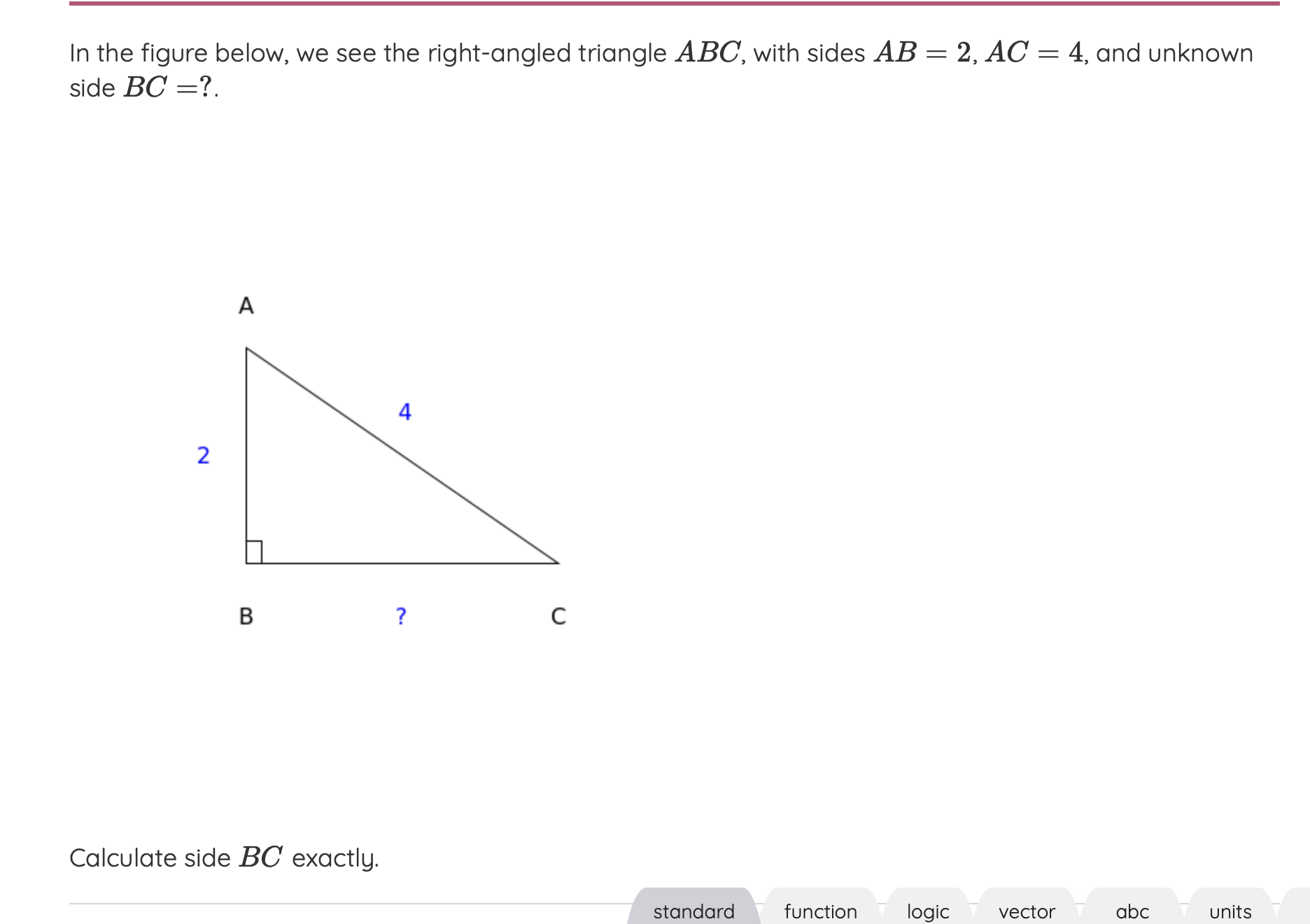 Solved In ﻿the figure below, we ﻿see the right-angled | Chegg.com