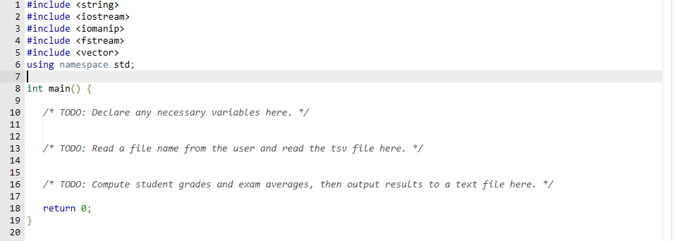 Solved Write a program that reads the student information | Chegg.com