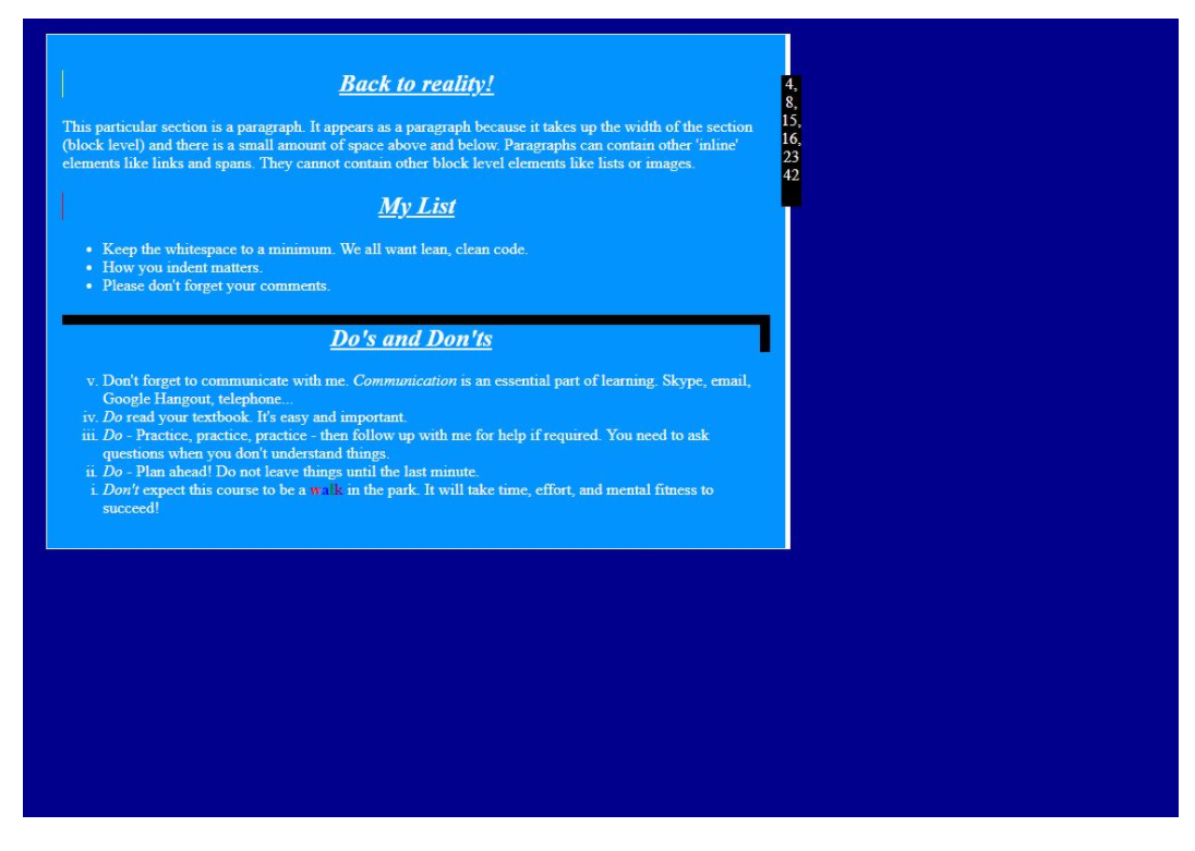 Solved Internet Programming This will: refreshes your css | Chegg.com
