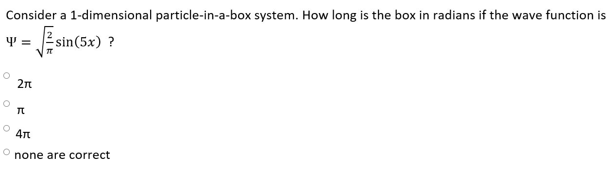 Solved Consider a 1-dimensional particle-in-a-box system. | Chegg.com