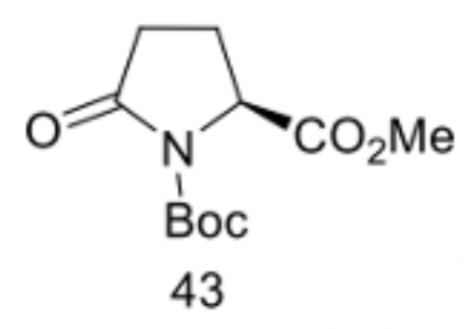 Solved Compound 43 is available in enantiomerically pure | Chegg.com