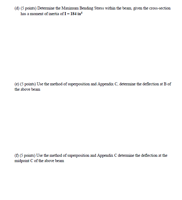 Solved 10. (25 points) The W8x48 beam is made of A-36 steel | Chegg.com