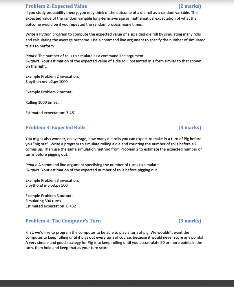 Solved CPSC 231 Assignments 01 Due Date: Mon., Sep 28th by | Chegg.com