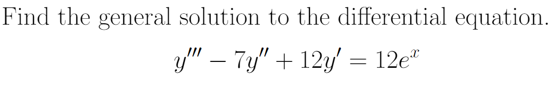 Solved So I already solved for Yc(x), now I need to solve | Chegg.com