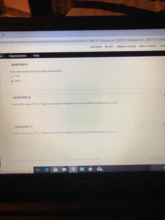 Solved rses.asu.edu/webapps/assessment/take/launchisp.course | Chegg.com