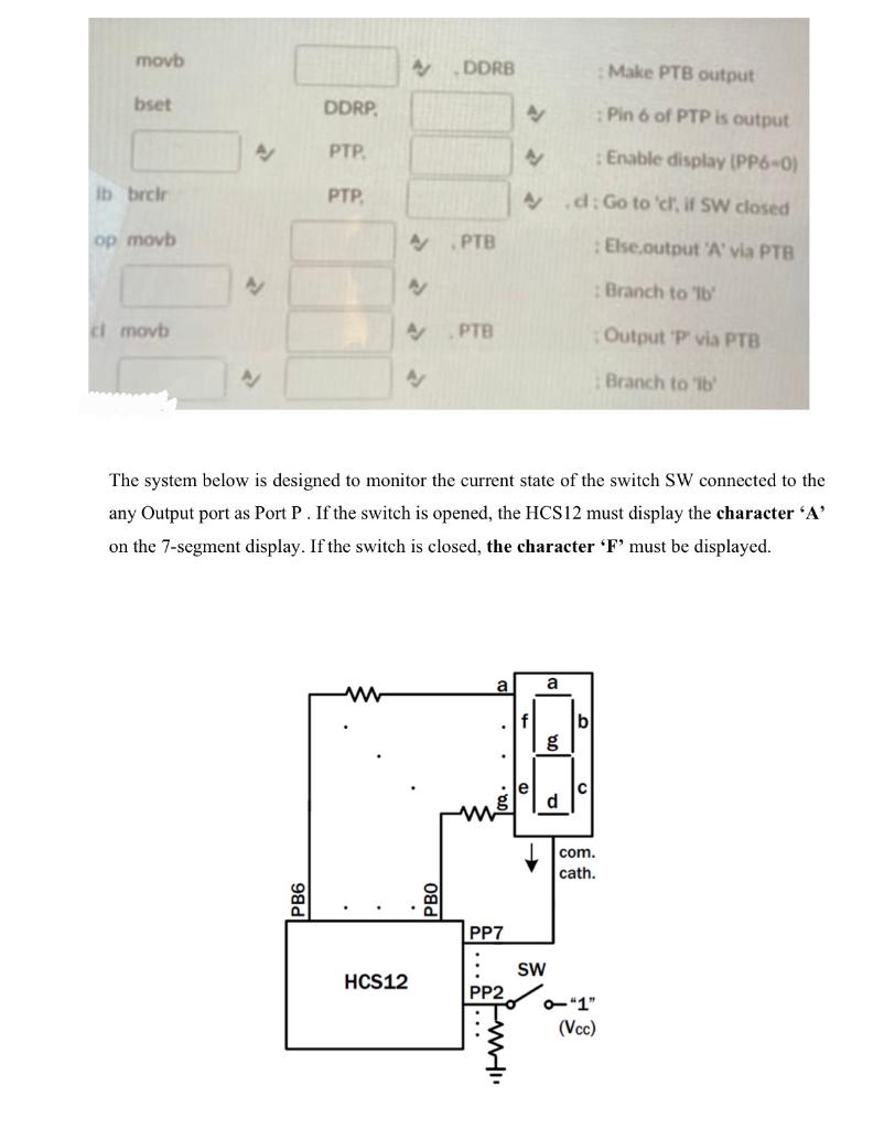 Solved The system below is designed to monitor the current | Chegg.com