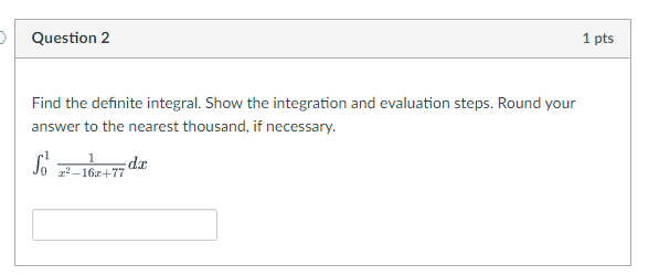 Solved Find the definite integral. Show the integration and | Chegg.com