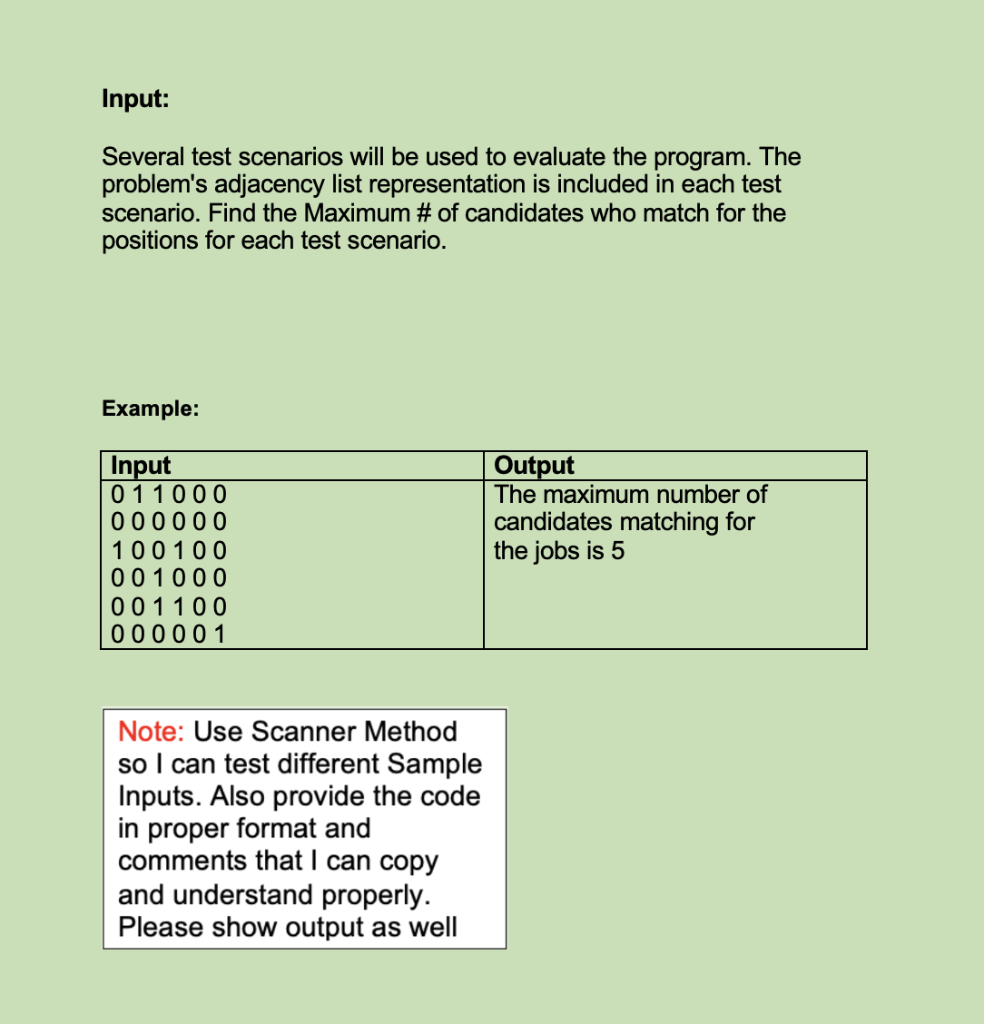 Solved Please Provide Code To Properly Solve This Problem Chegg