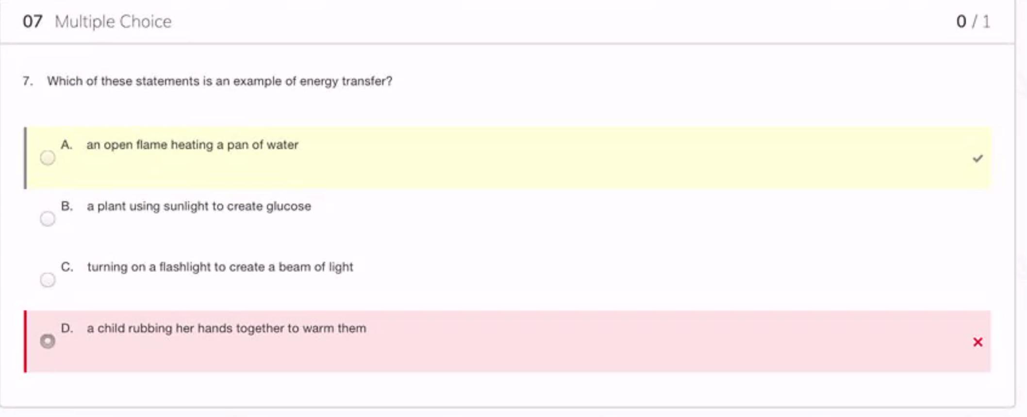 Solved 07 Multiple Choice 0/1 7. Which of these statements | Chegg.com