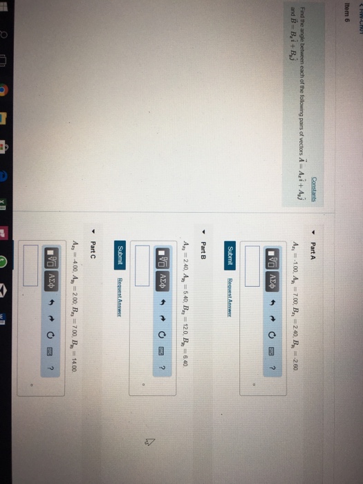 Solved Item 6 and B-Bi+Bj Ar,1.00, Ay 7.00, B, 2.40, B260 A | Chegg.com Solved Item 6 and B-Bi+Bj Ar,1.00, Ay 7.00, B, 2.40, B260 A | Chegg.com