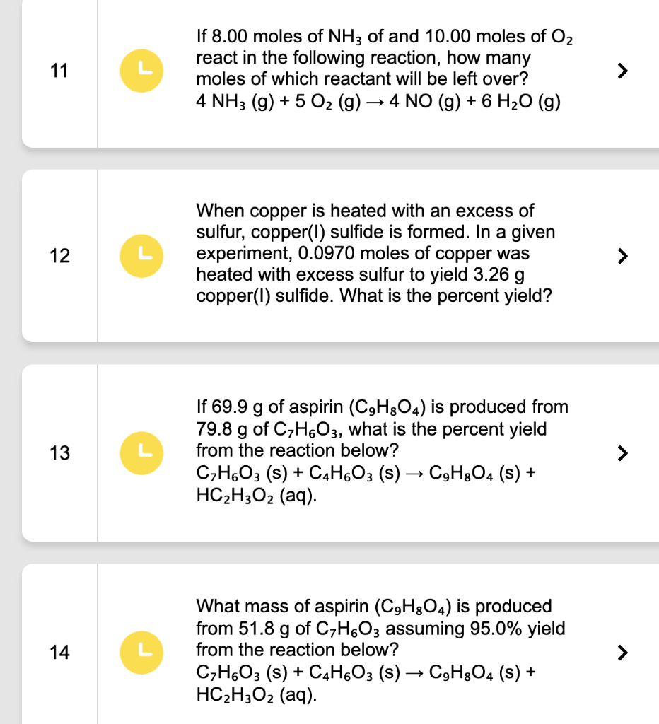 Solved If 8.00 moles of NH3 of and 10.00 moles of O2 react | Chegg.com