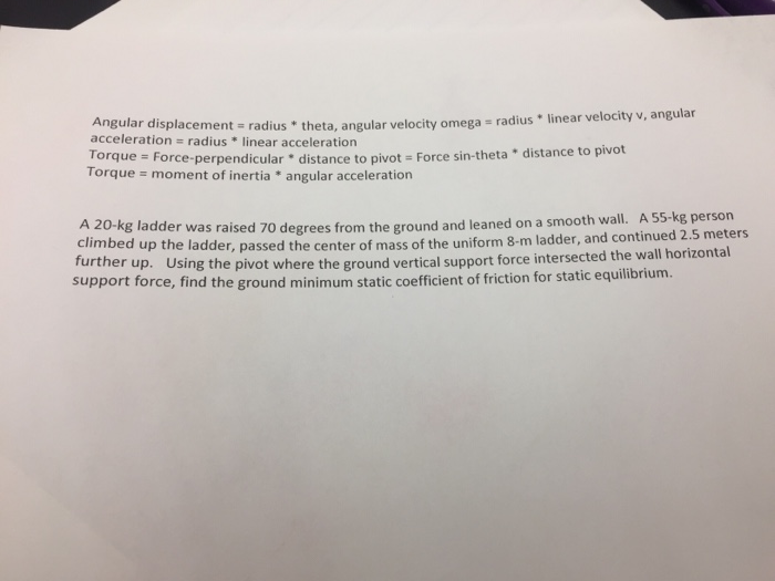 Solved Angular displacement = radius * theta, angular | Chegg.com