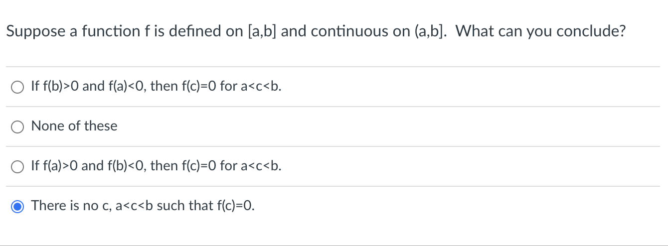 Solved Suppose a function f ﻿is defined on a,b ﻿and | Chegg.com