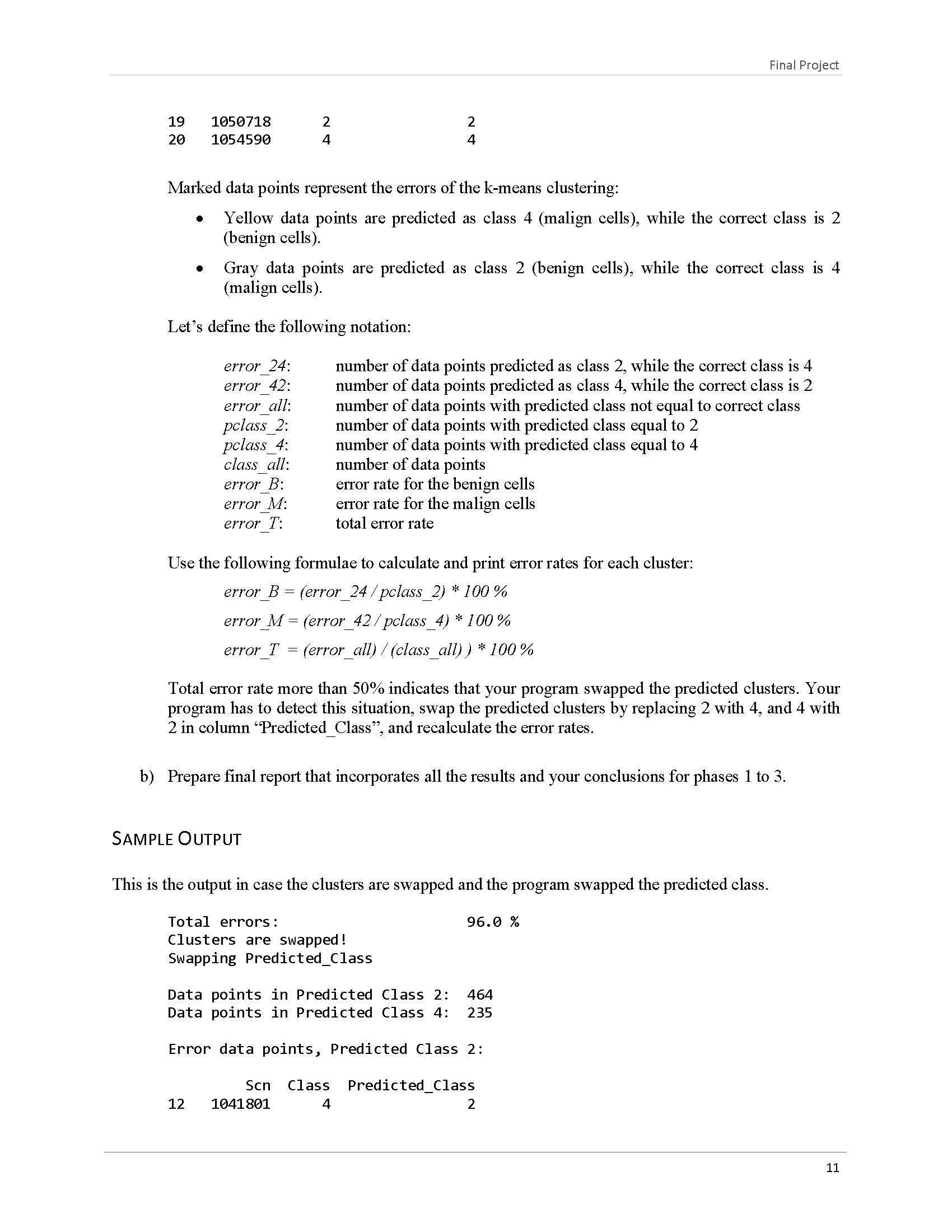 Solved PROBLEM STATEMENT The objective of the final project | Chegg.com