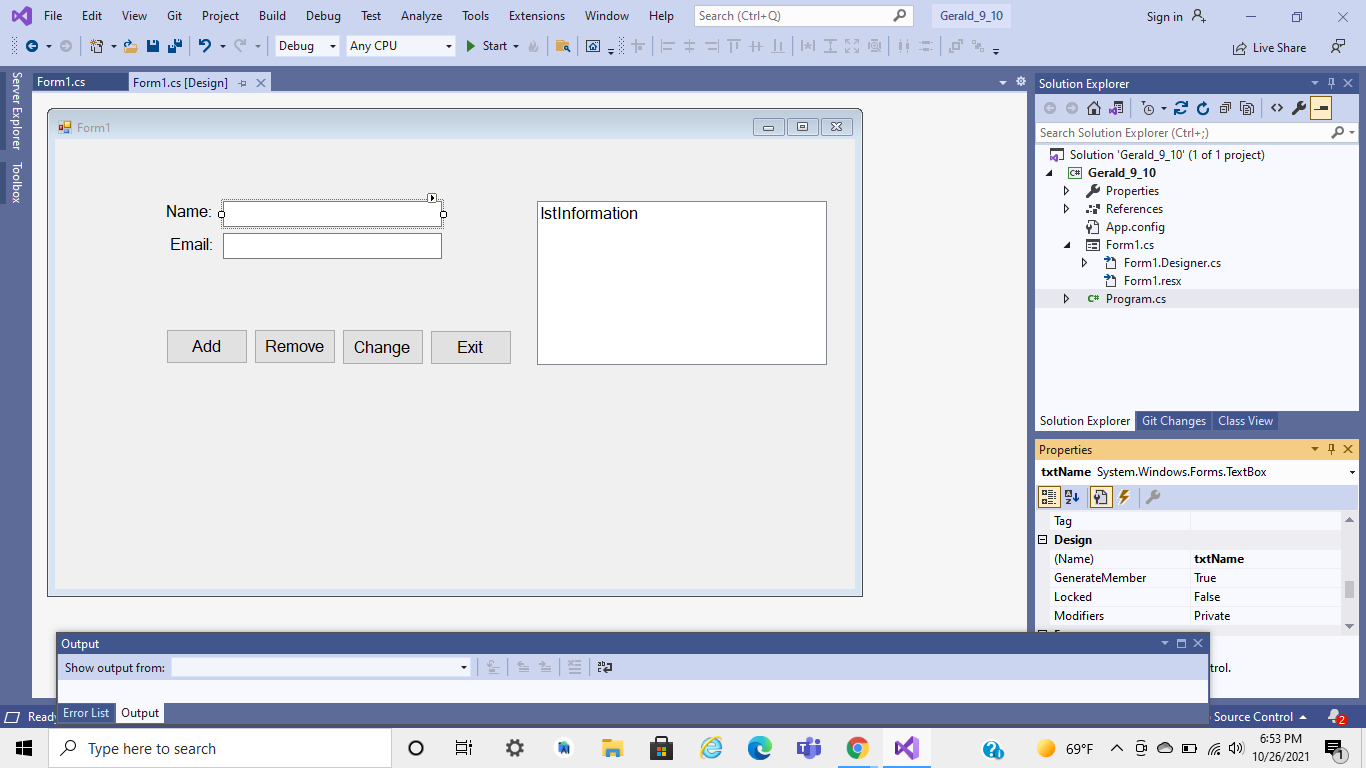 Solved C# Question: Can you help me do this project on | Chegg.com