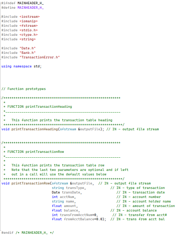 Solved In C++ Please. Note: CODE TO BE FINSHED: main.cpp | Chegg.com