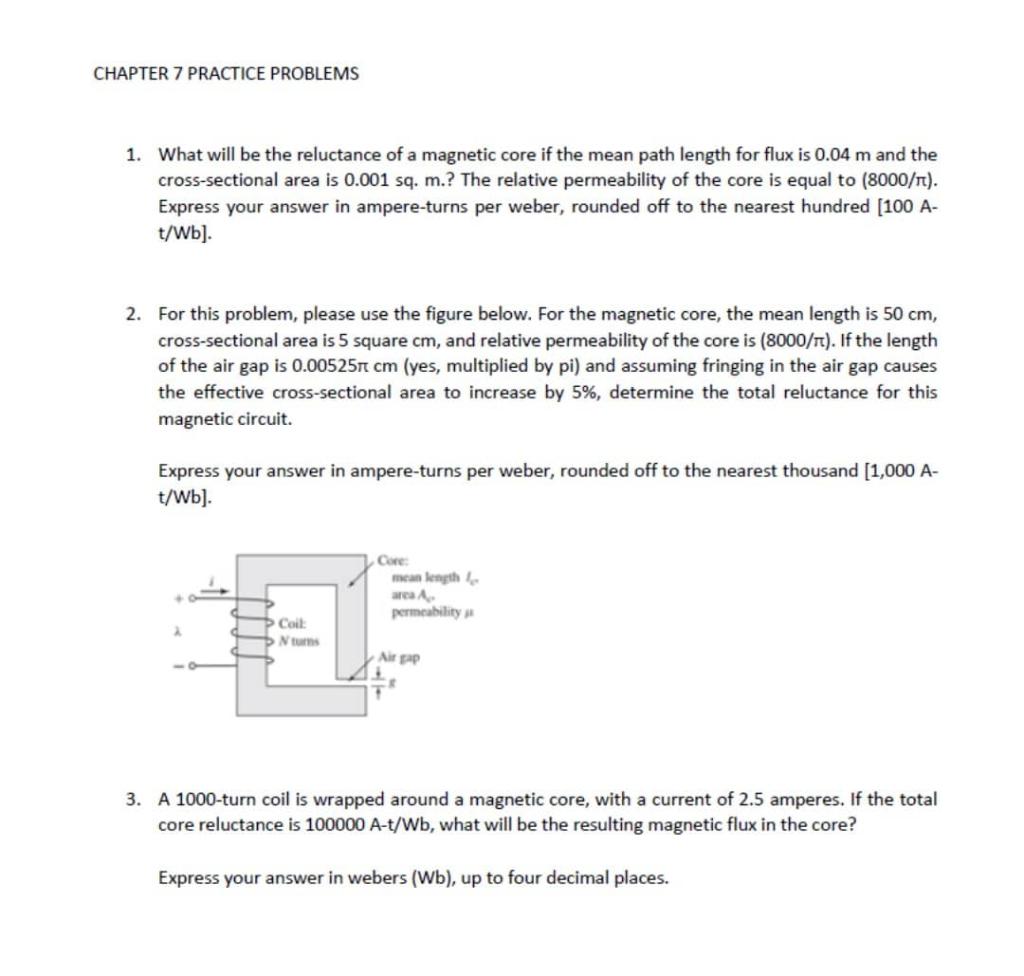 Solved CHAPTER 7 PRACTICE PROBLEMS 1. What will be the | Chegg.com