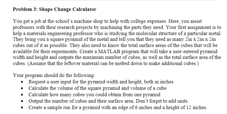 Solved I need help with Matlab, and please code it in | Chegg.com
