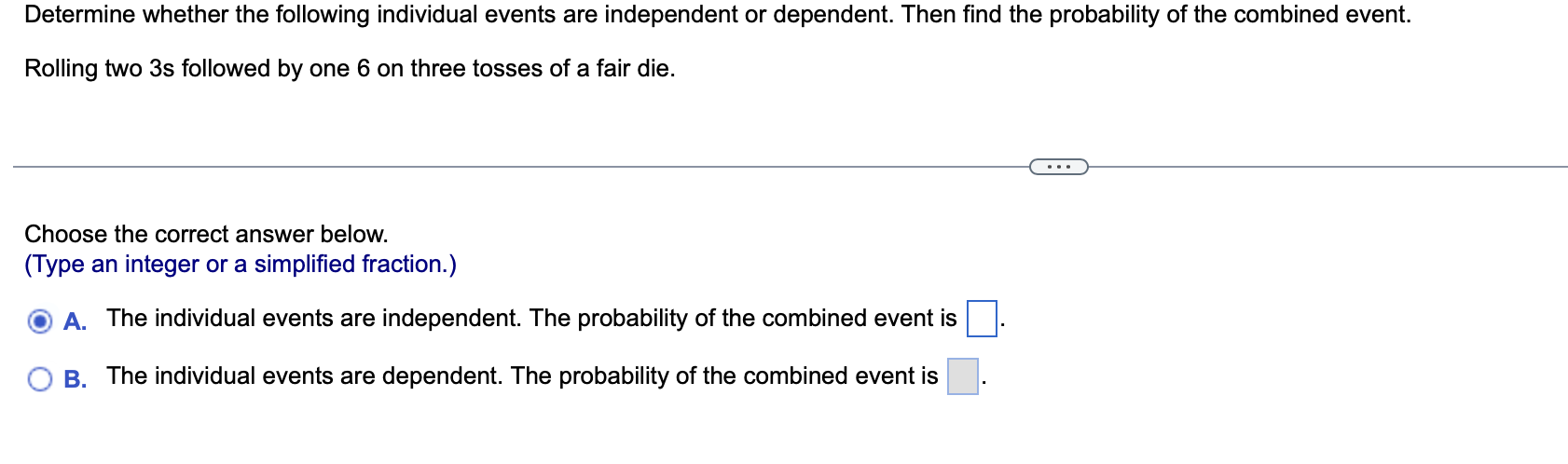 Solved Determine whether the following individual events are | Chegg.com
