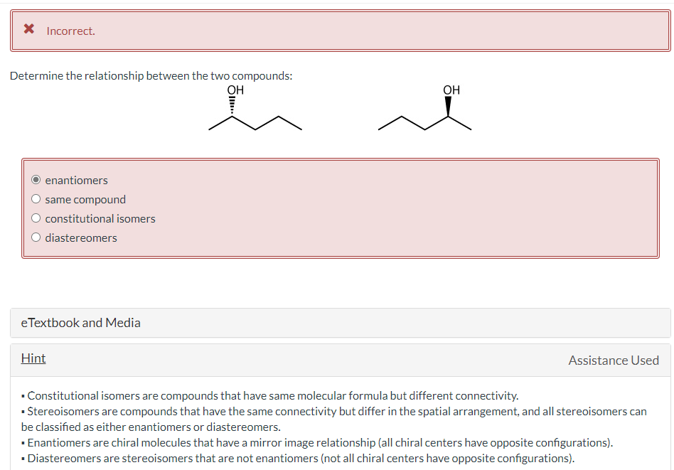 Solved Determine the relationship between the two compounds: | Chegg.com