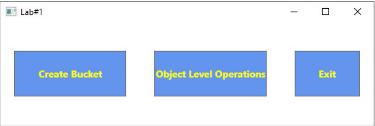 Solved Create a WPF app to facilitate user to create S3 | Chegg.com