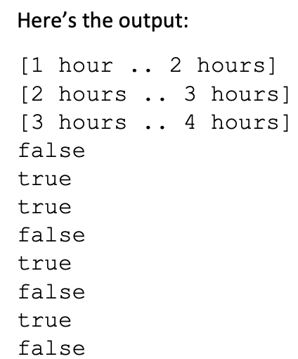 Solved Your first task is to develop a TimePeriod class of | Chegg.com