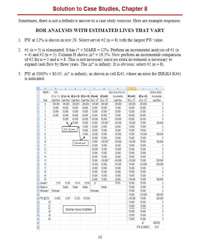 Explain step by step how they calculated the PW and | Chegg.com