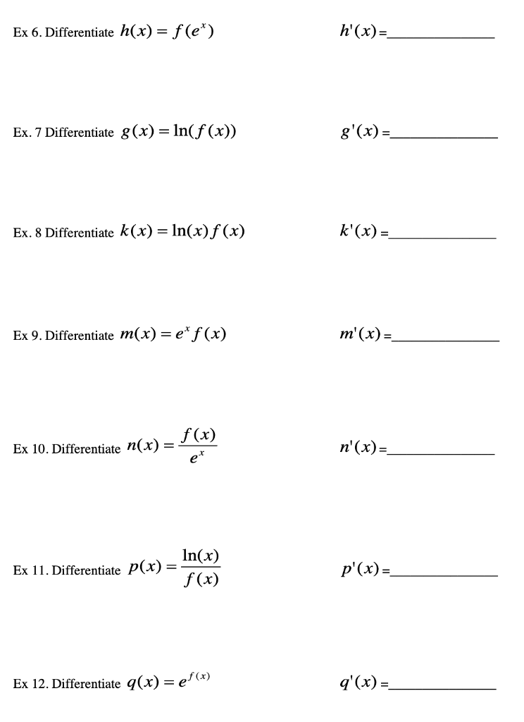 Solved Ex.5) For R and Q functions and given that: | Chegg.com