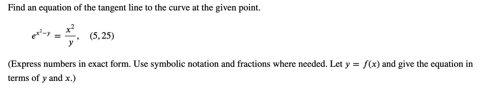 Solved Find an equation of the tangent line to the curve at | Chegg.com