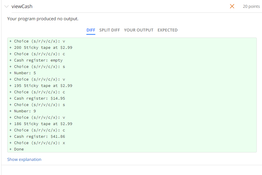 Solved escription Store specification: A store sells one | Chegg.com